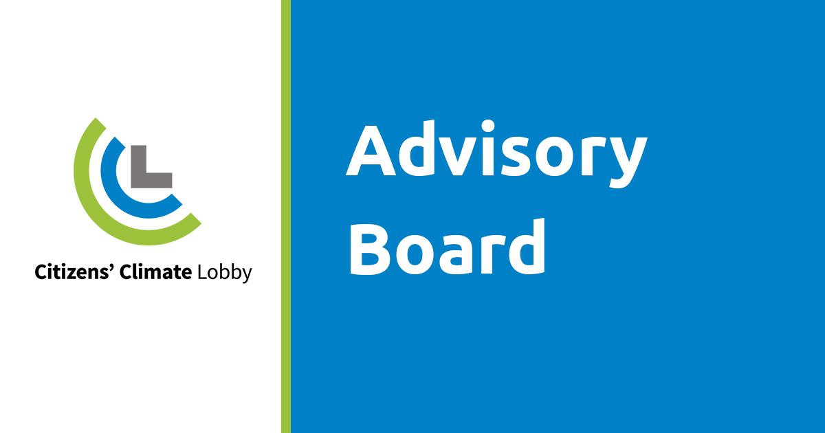 Advisory Board | Citizens' Climate Lobby