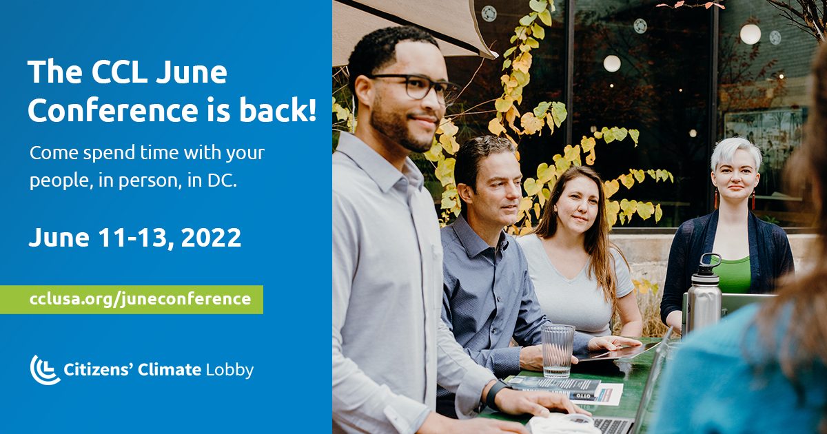 Climate Change Conferences (Summer 2022) | Citizens' Climate Lobby