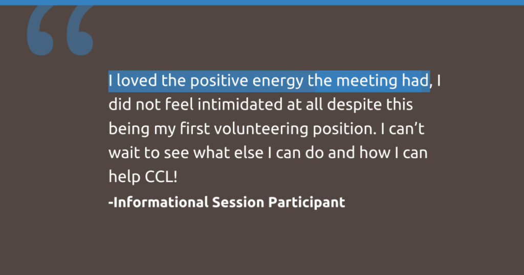 Climate Change Informational Session | Citizens' Climate Lobby