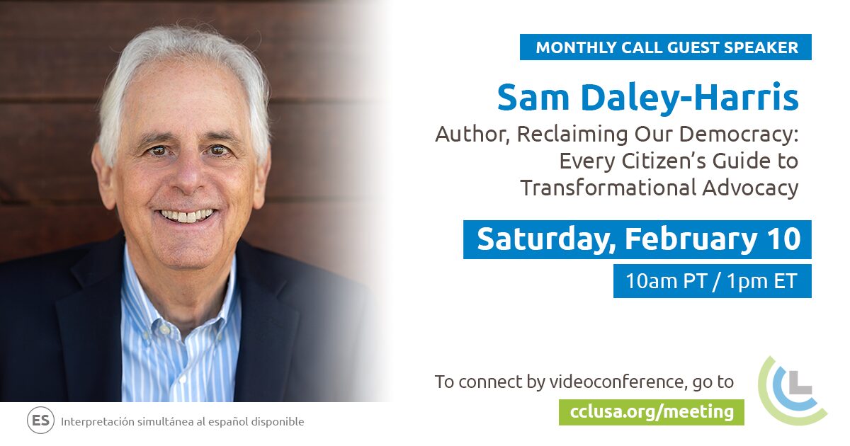 Sam Daley-Harris, Author of 'Reclaiming Our Democracy: Every Citizen’s ...