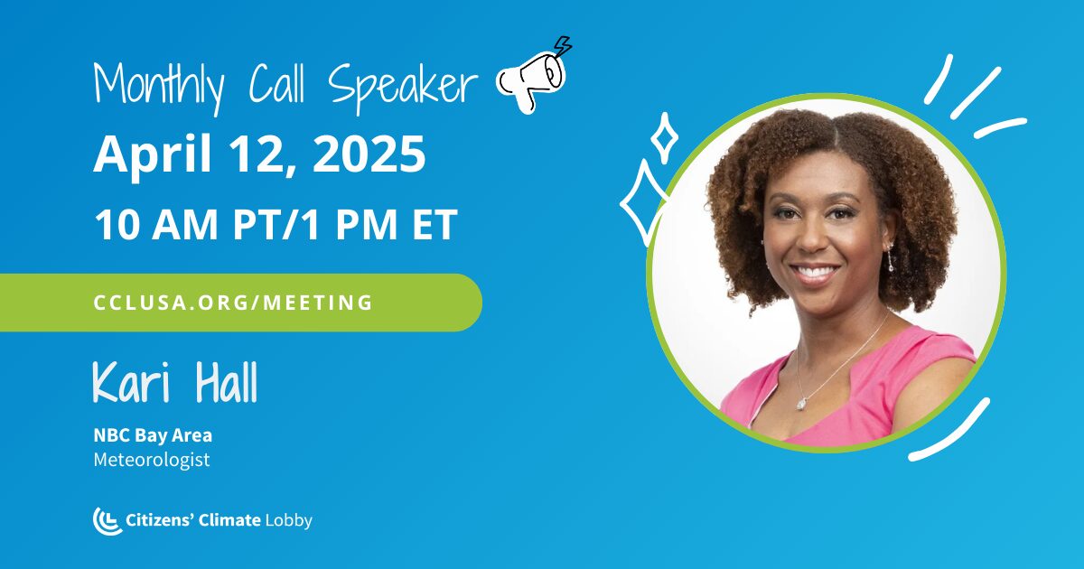 Kari Hall, NBC Bay Area Meteorologist | Citizens' Climate Lobby